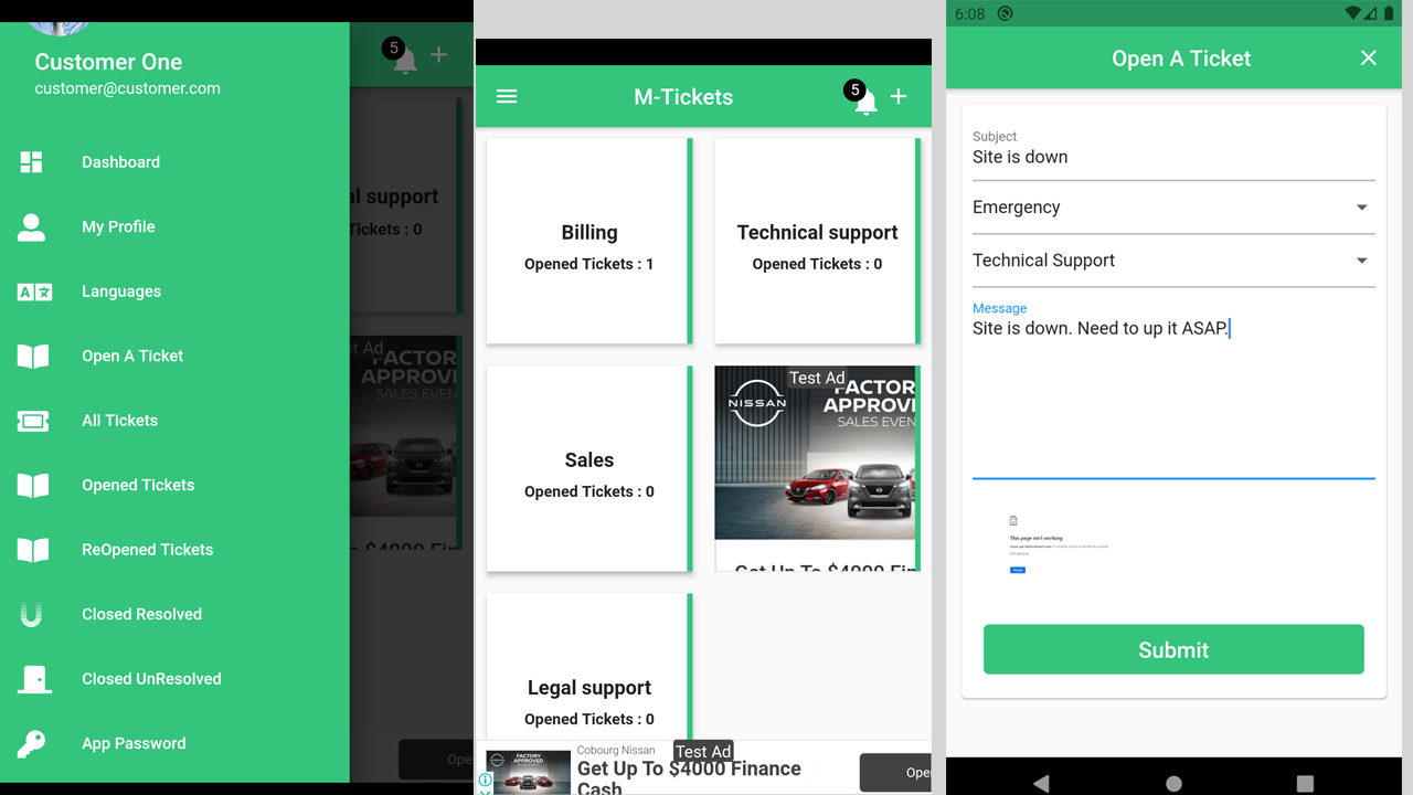 M Ticket Flutter + PHP Laravel Admin Panel by _lutfor | CodeCanyon